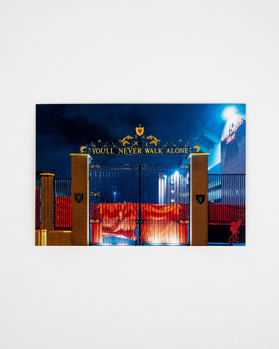 LFC Shankly Gates Post Card – Weston Corporation