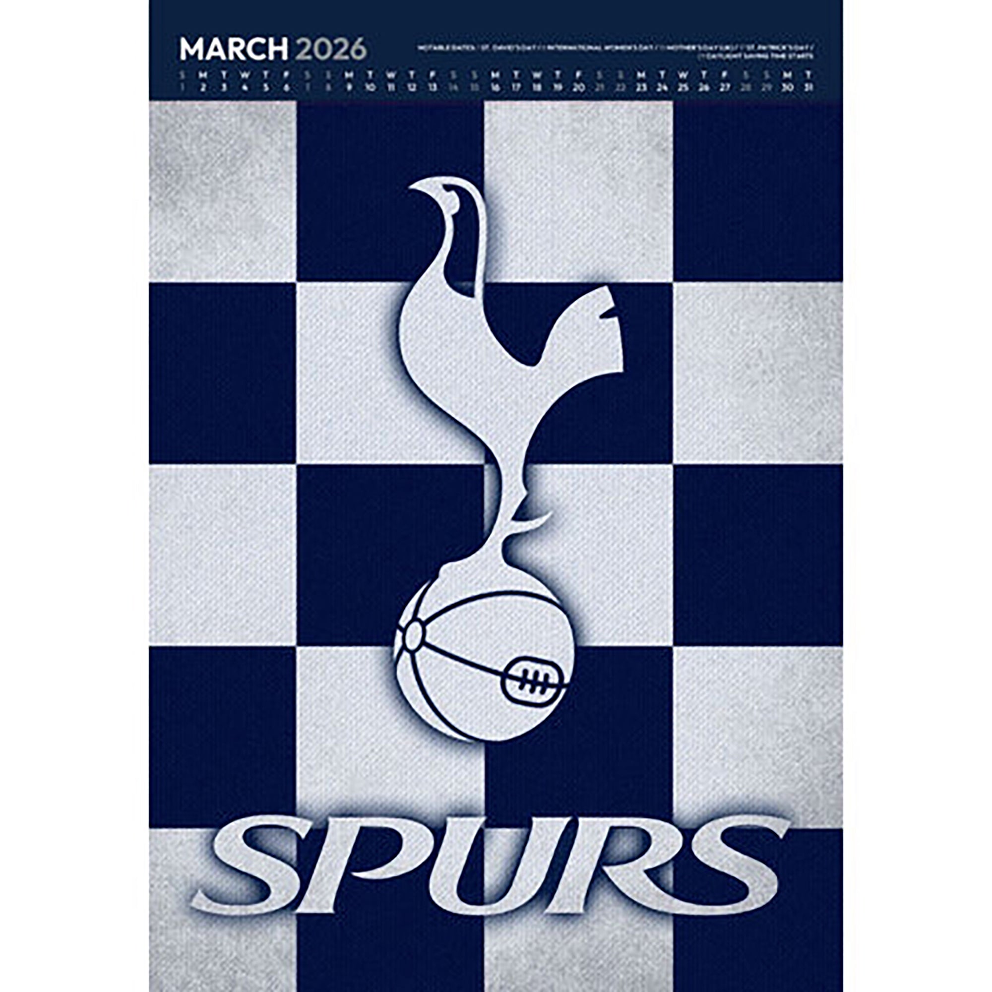 Tottenham Hotspur 2026 A3 Deluxe Calendar – Weston Corporation