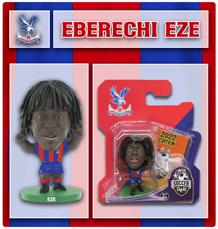 Soccerstarz - Crystal Palace Eberechi Eze Home Classic Kit – Weston ...