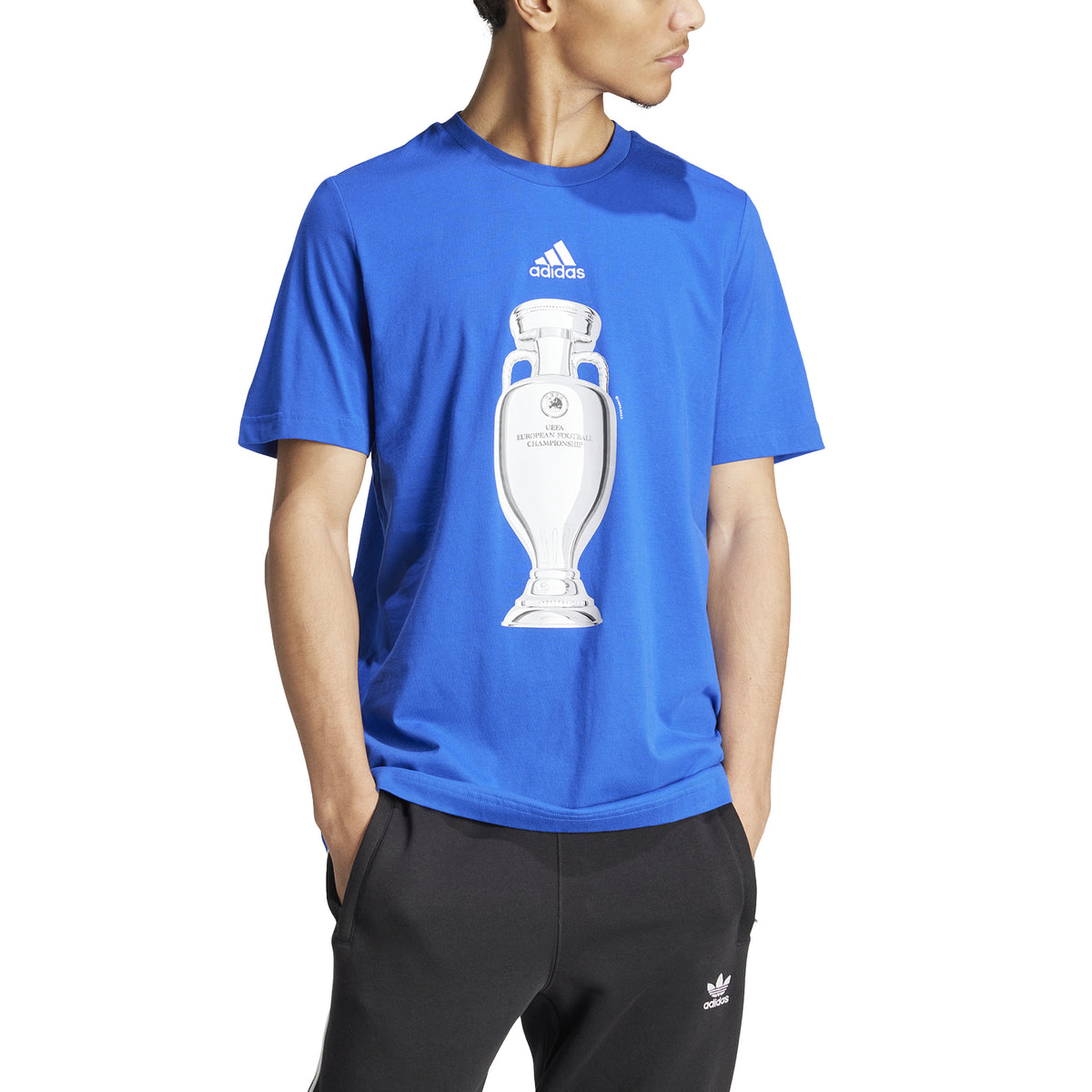 Adidas Adult Euro 2024 Official Emblem Trophy Tee – Weston Corporation