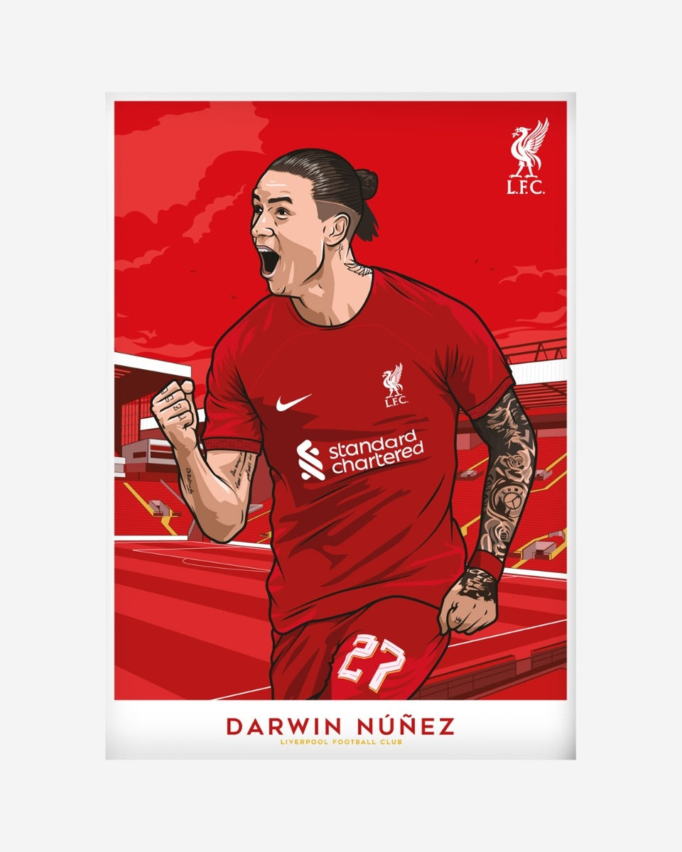 LFC Darwin Núñez A2 Print – Weston Corporation