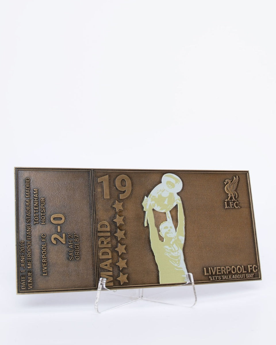 LFC Champions League Final 2019 Collectible Ticket – Weston Corporation