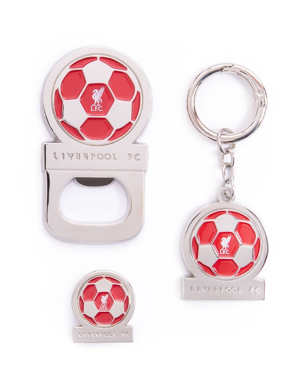 LFC Badge, Keyring & Bottle Opener Set – Weston Corporation