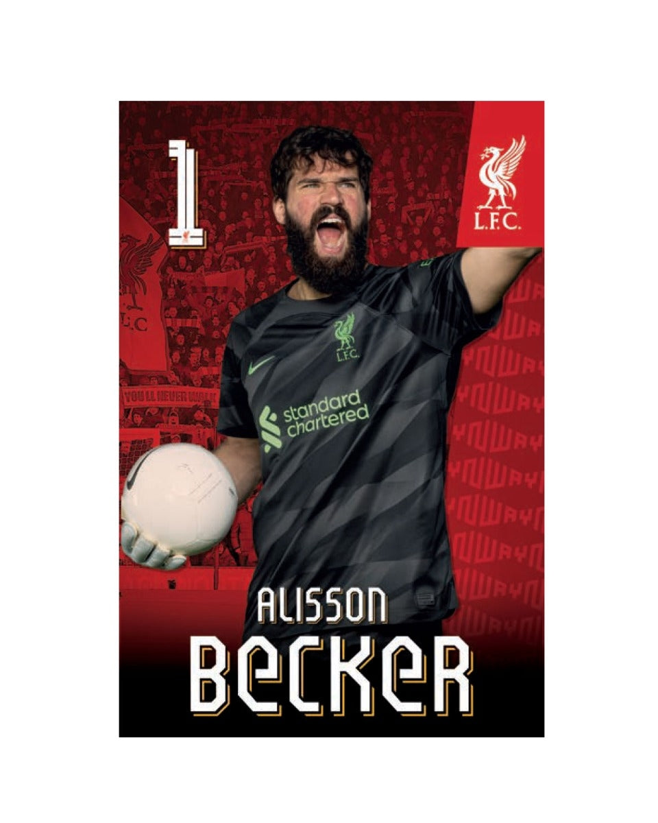 LFC 23/24 Alisson Becker Poster – Weston Corporation