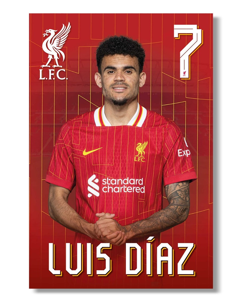 LFC 24/25 Luis Diaz Poster – Weston Corporation
