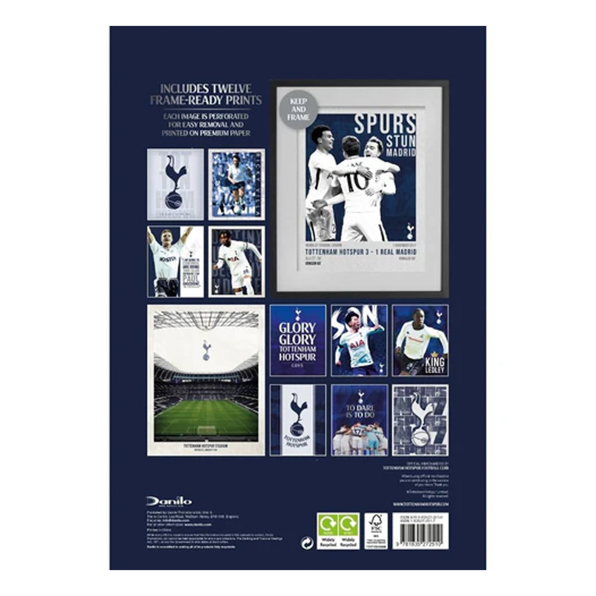 Tottenham Hotspur 2025 A3 Deluxe Calendar – Weston Corporation