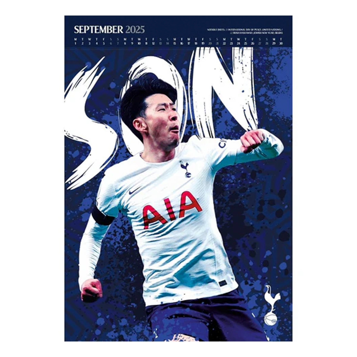 Tottenham Hotspur 2025 A3 Deluxe Calendar – Weston Corporation