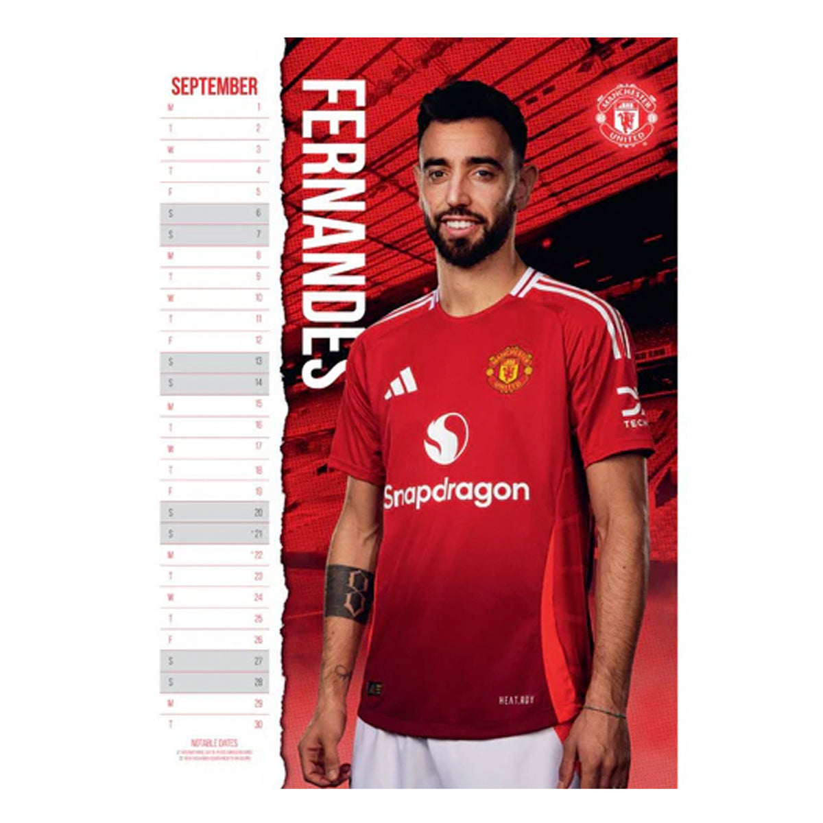 Manchester United 2025 A3 Calendar – Weston Corporation