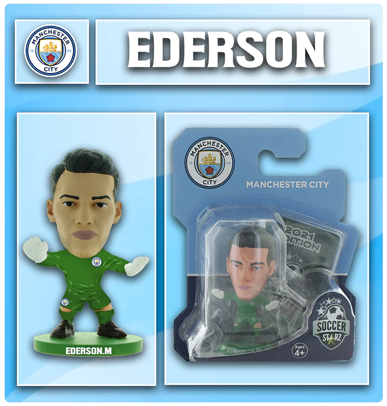 Soccerstarz - Manchester City Ederson (Home-Classic Kit) – Weston ...