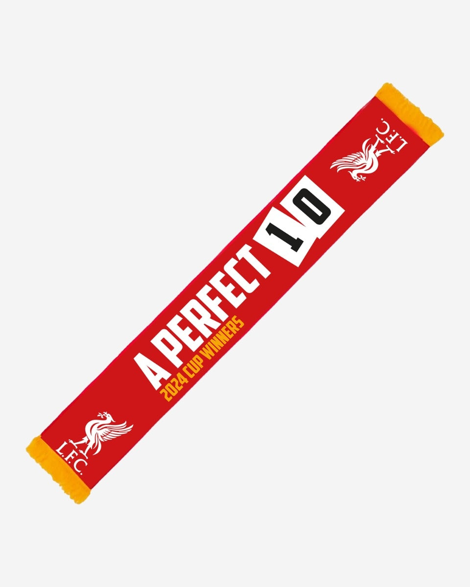 LFC Carabao Cup Winners 24 Perfect 10 Scarf – Weston Corporation