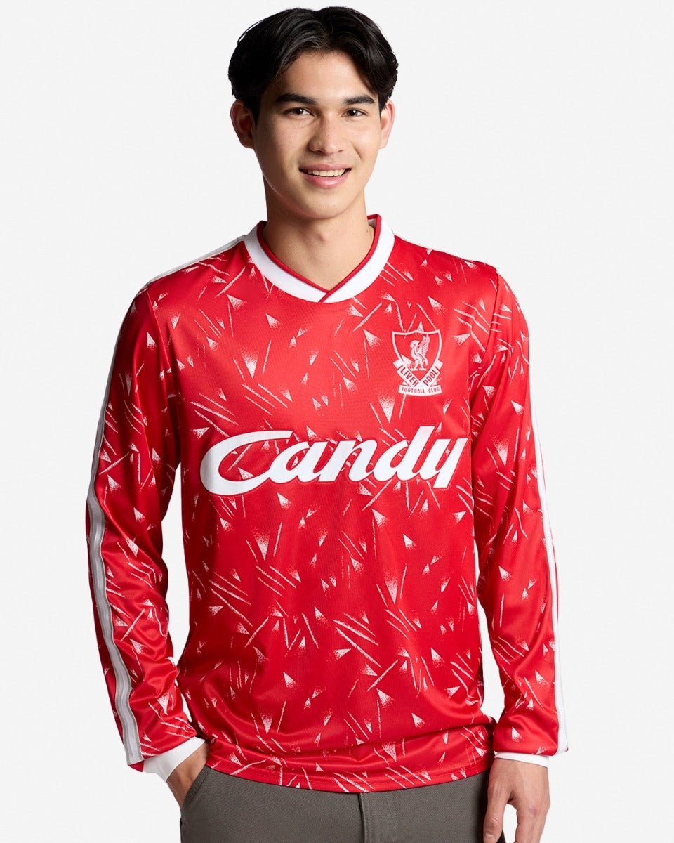 LFC Retro Adults 89/91 Candy Long Sleeve Home Shirt – Weston Corporation