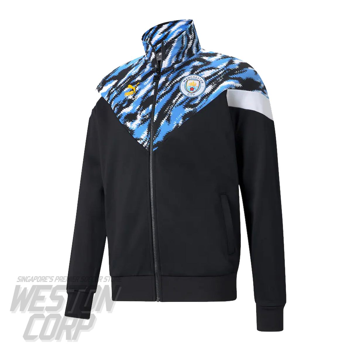 Manchester City Adult 2020-21 Iconic MCS Graphic Jacket – Weston ...