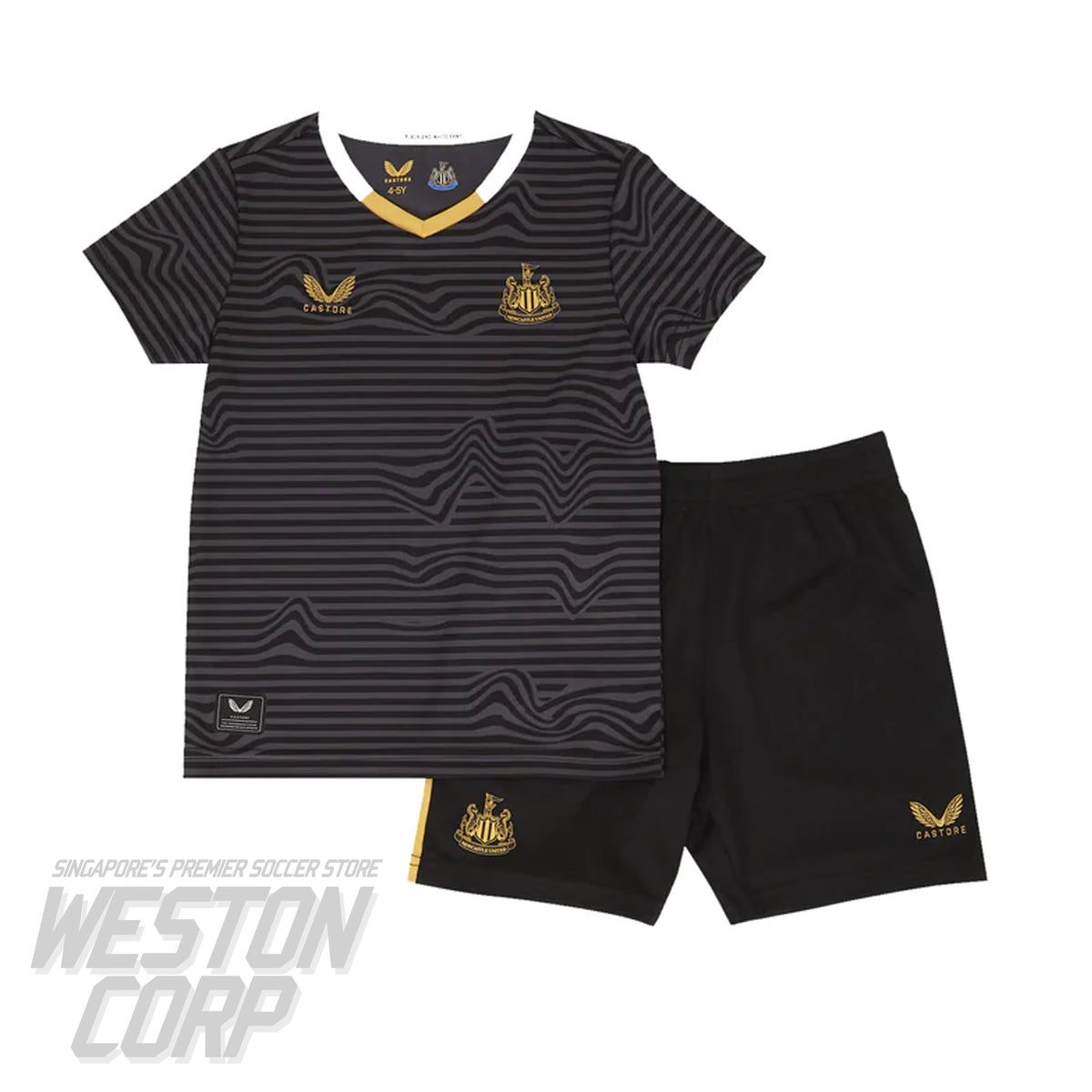 Newcastle 2021-22 Away Baby Kit – Weston Corporation